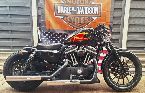 Harley-Davidson 883 Custom Bobber Look. Low Profile Stunner.2011 plate ...