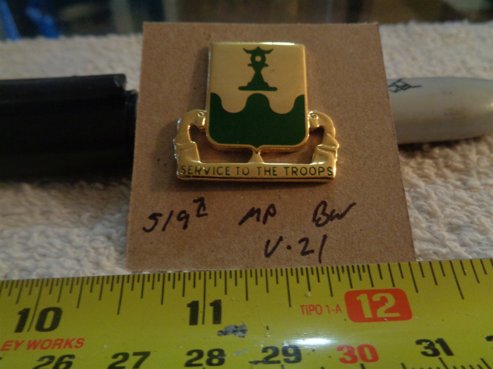 519th Military Police Battalion V-21 Unit Crest, DI, DUI (DRAW#H10) | eBay