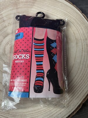 Adult Geek chic socks one size fits most -new | eBay