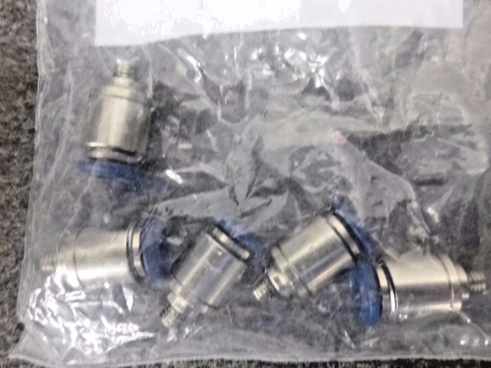 NEW!! ALPHA FITTINGS MALE CONNECTION LONG, PUSH, 10-32, SIZE 1/4, 5 ...