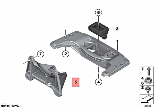 BMW OEM Engine Motor Transmission-Support Bracket 22326781235 | eBay