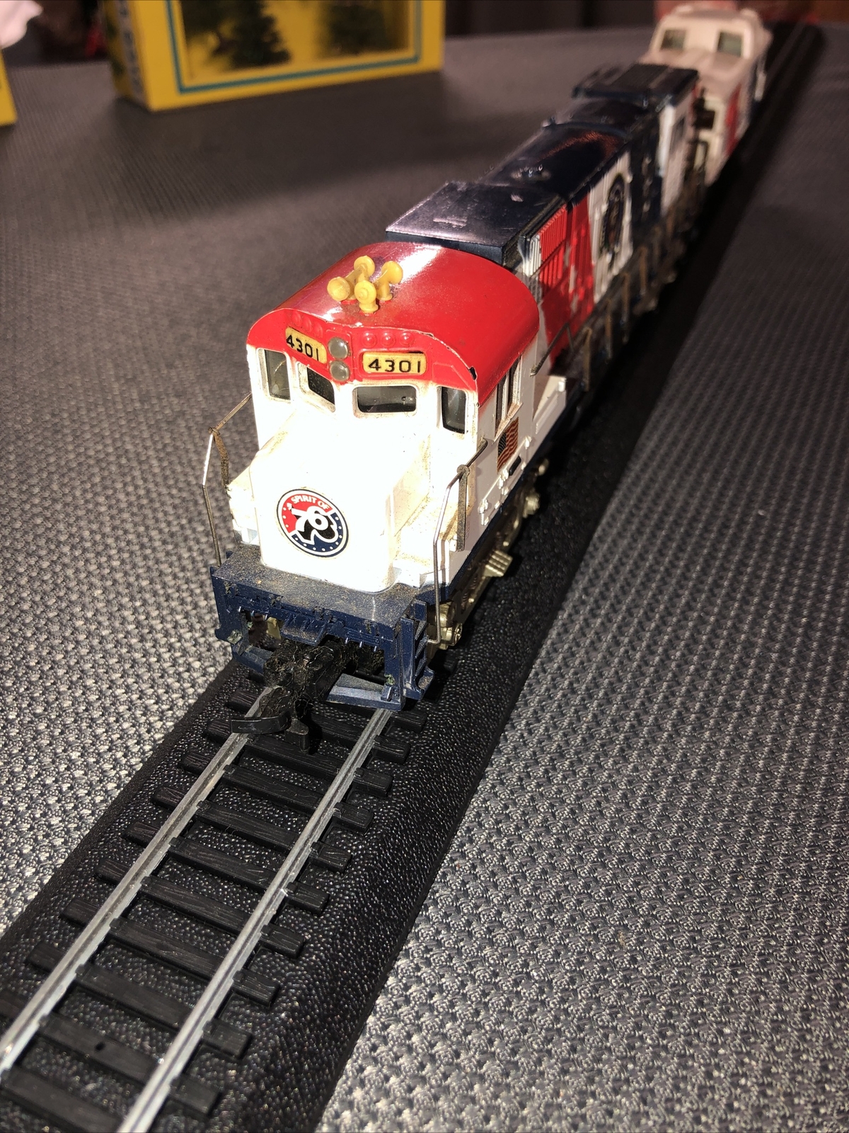 Tyco Spirit of 76 HO Diesel Locomotive Caboose Train Tested & Running🔥🔥 ...