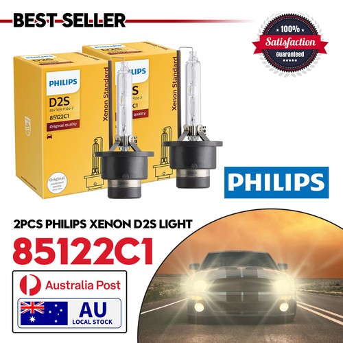 GENUINE OEM 2X PHILIPS Xenon Standard Globe D2S 35W HID Headlight Bulb ...