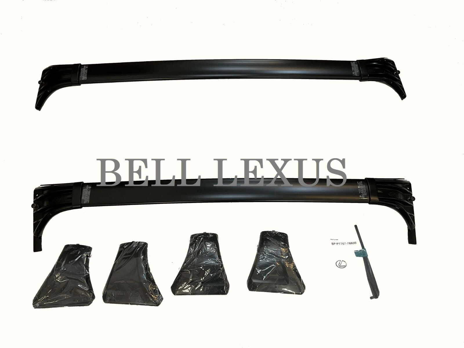 LEXUS OEM FACTORY ROOF RACK PT76778800 CROSS BAR SET 2022 NX350 NX350H ...
