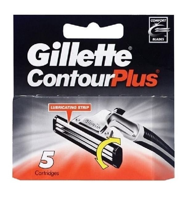 Gillette Contour Plus Refill Blade Cartridges (fits All Atra Razors) 5 ...