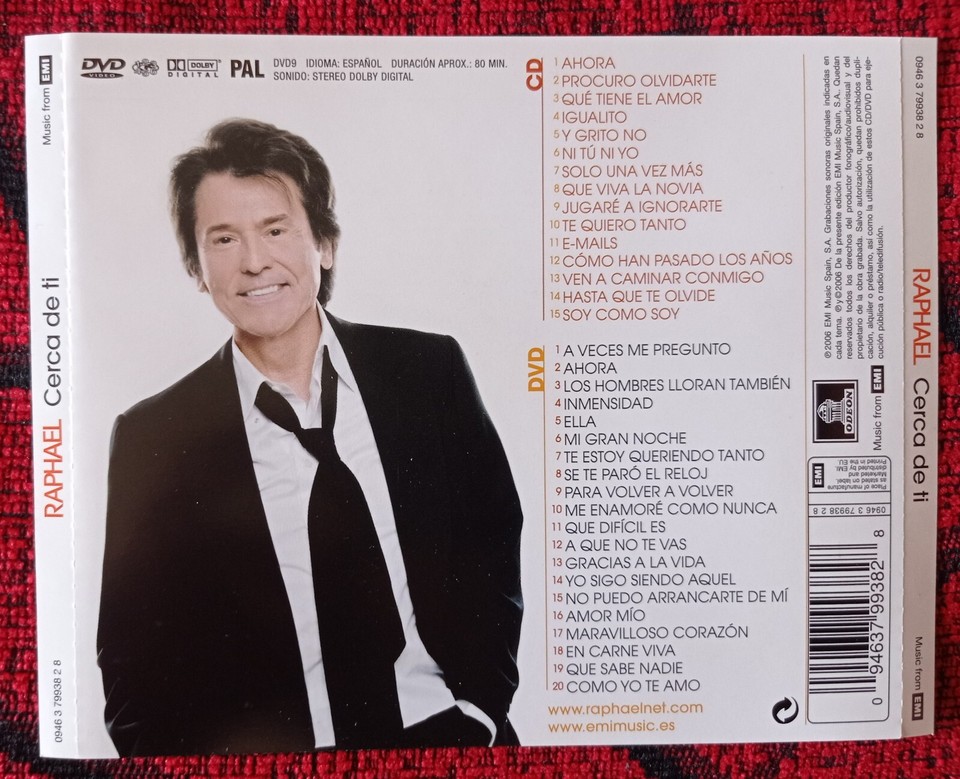 RAPHAEL ** 50 Años Despues ** ORIGINAL 2008 SPAIN CD | eBay
