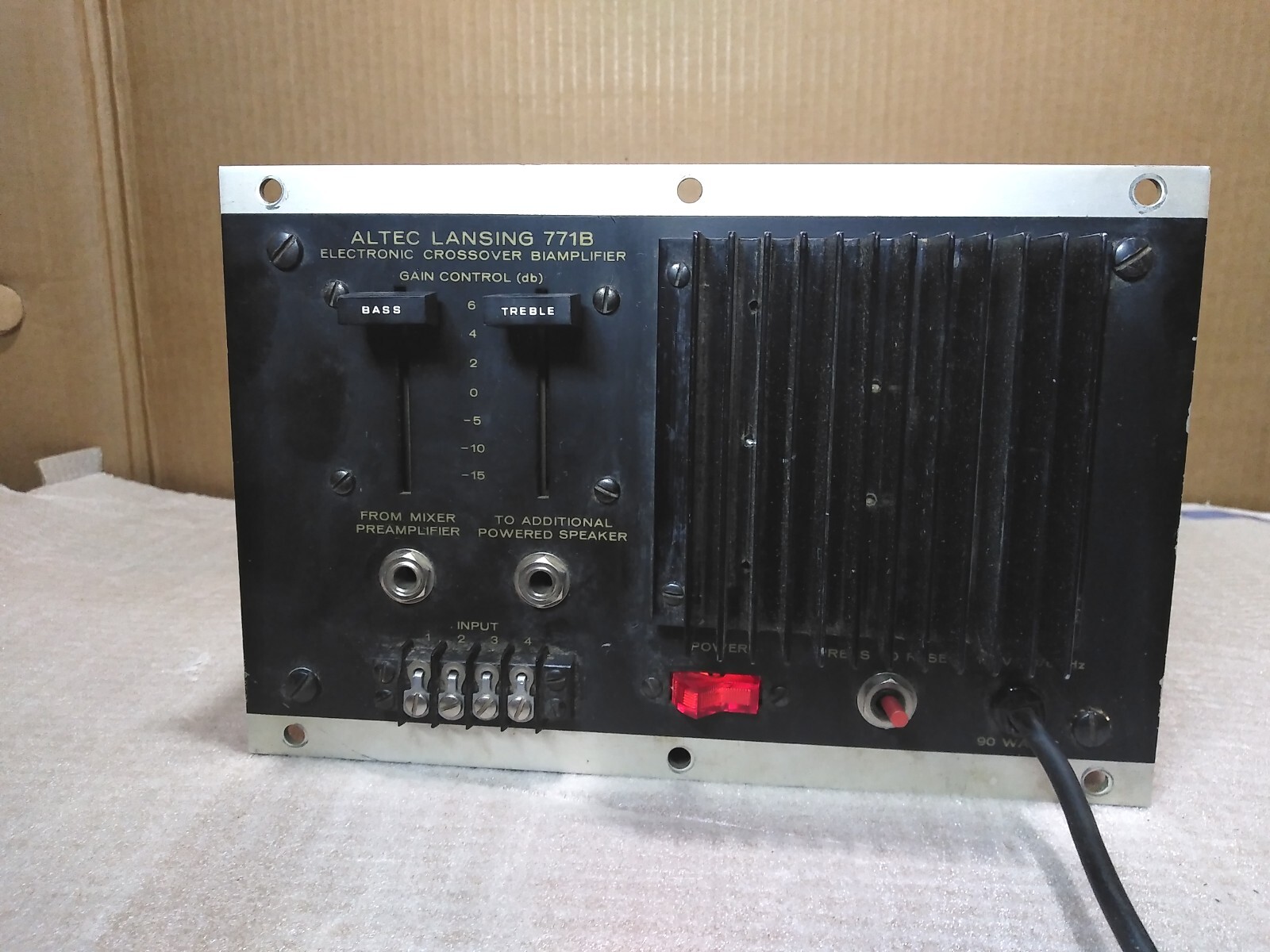 ALTEC LANSING 771 Electronic Crossover Biamplifier Untested | eBay