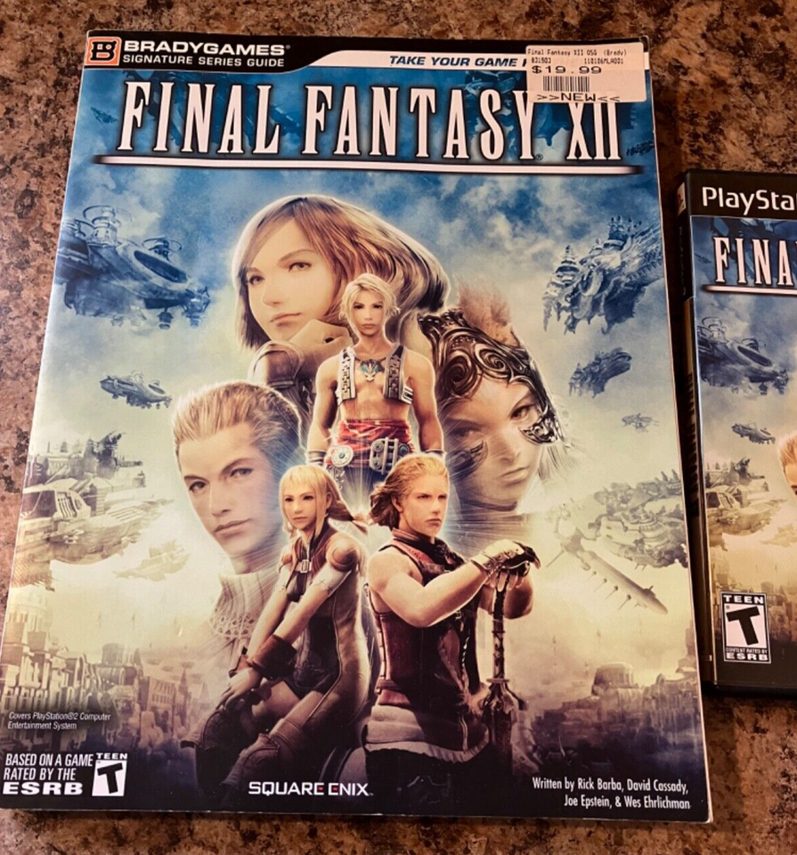 Final Fantasy XII game and player's manual with map | eBay