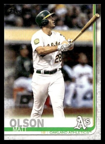 2019 Topps #289a Matt Olson Oakland Athletics Baseball card | eBay