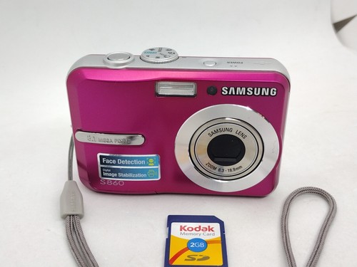Samsung Digimax S860 8.1MP Digital Camera - Black for sale online | eBay