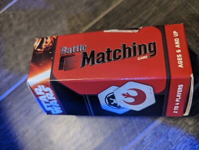 STAR WARS BATTLE MATCHING GAME ~ 32 Picture Tiles, 4 Battle Coins ...