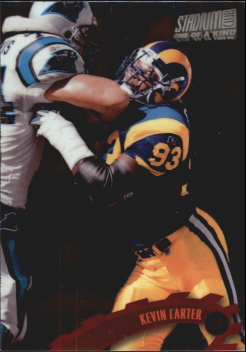 1997 Stadium Club One of a Kind #187 Kevin Carter RAMS - NM-MT | eBay