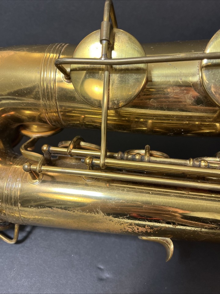 Antique Kingston Tenor Saxophone Lacqered Brass serial 36086 | eBay