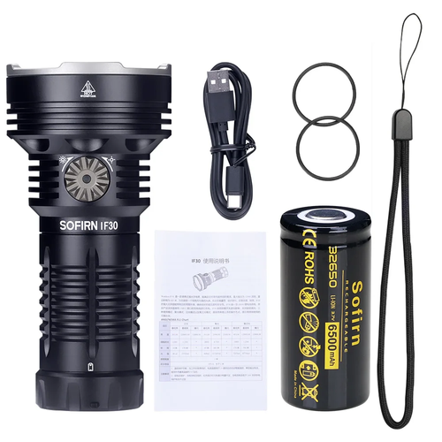 IF30 LUMINUS SFT40 LED Flashlight Powerful 12000Lm 32650 Battery ...