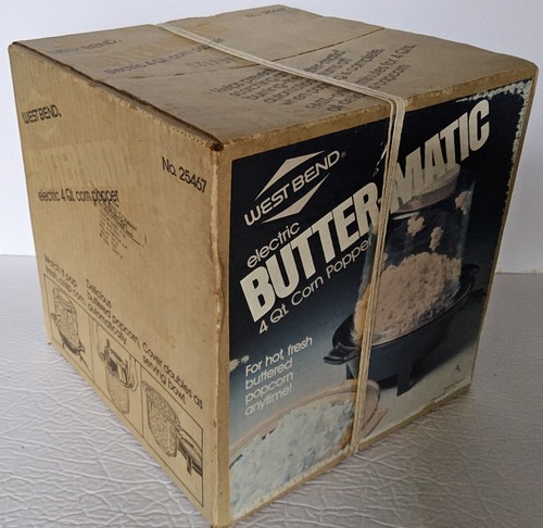 Nos VINTAGE FACTORY SEALED WEST BEND Popcorn Maker Corn Popper ...