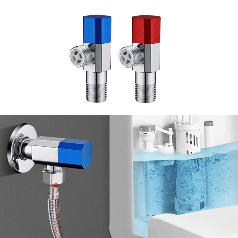 Brass Turn Angle Stop Valves Hot/Cold Water Flows Control Valves ...