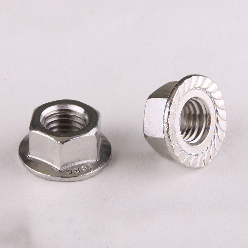 Flanschmutter Edelstahl Flanschmuttern M3 M4 M5 M6 M8 M10 M12 ...