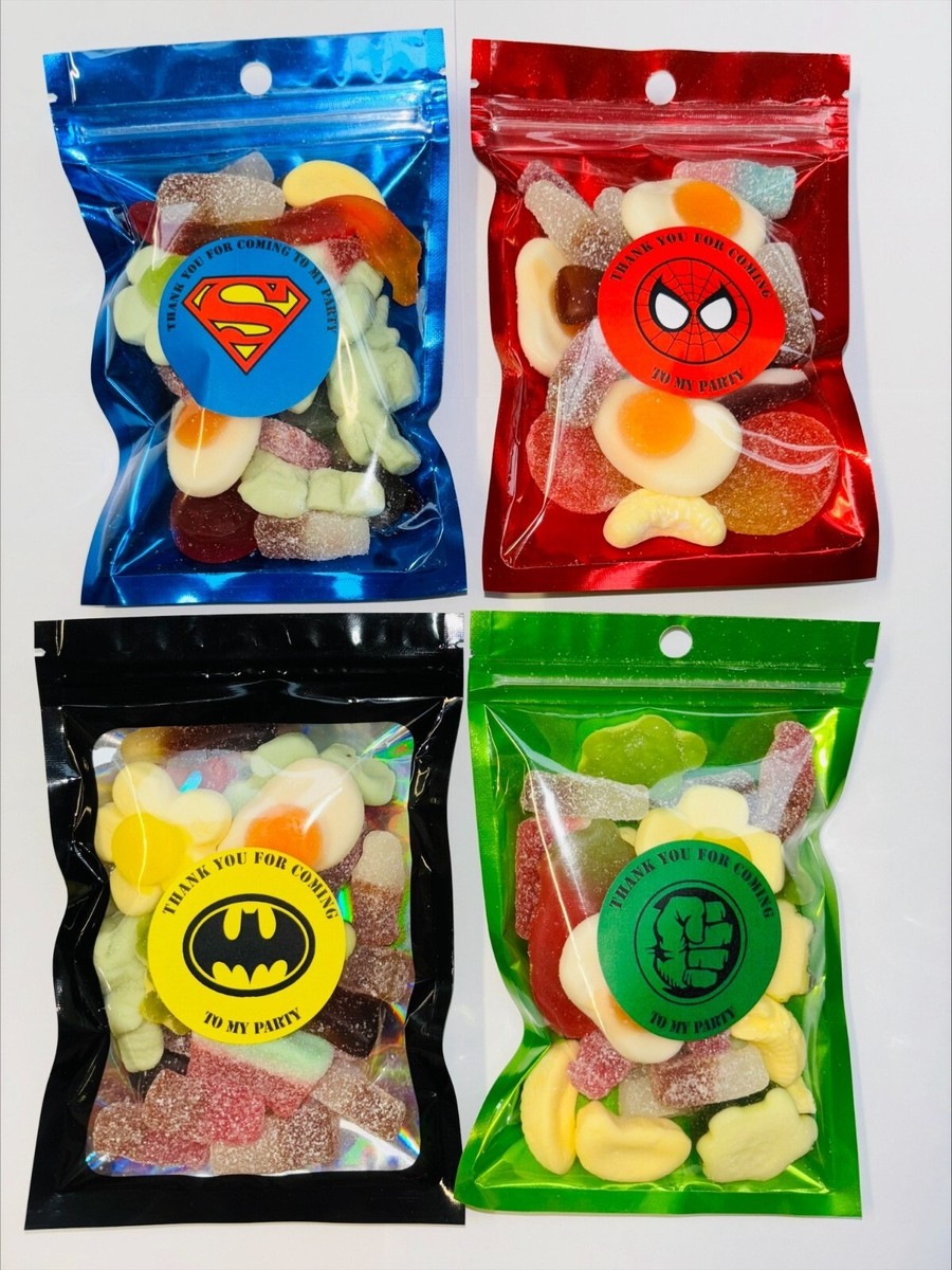 Super Hero Candy Buffet Containers Kara's Party Ideas Avengers