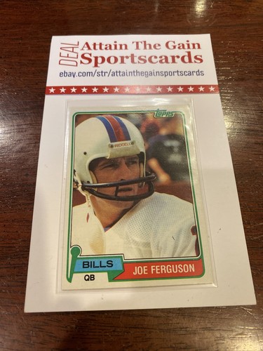 RETRO QB’s SPECIAL — 1981 Topps Joe Ferguson | eBay