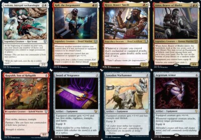 MTG Commander EDH Deck Ardenn, Intrepid Archaeologist & Rograkh - 100 ...