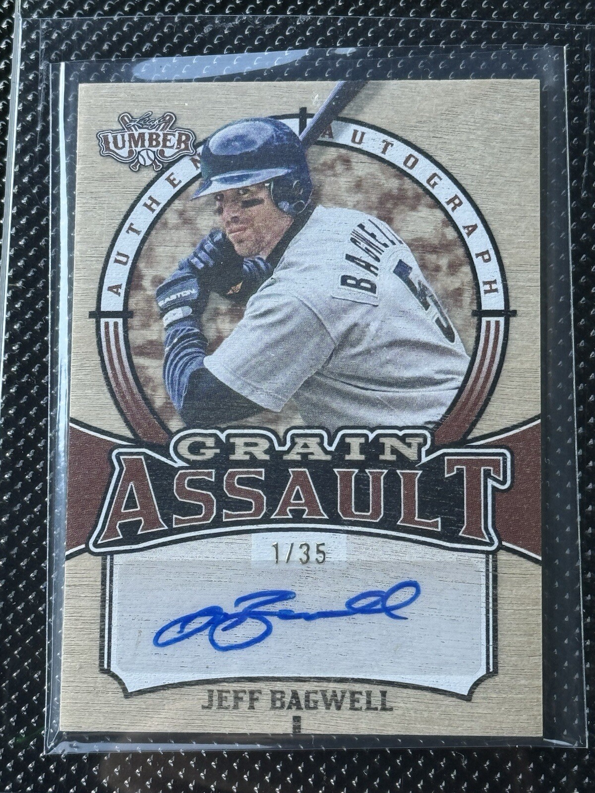 2024 LEAF LUMBER JEFF BAGWELL GRAIN ASSAULT AUTOGRAPH 1/35 | eBay