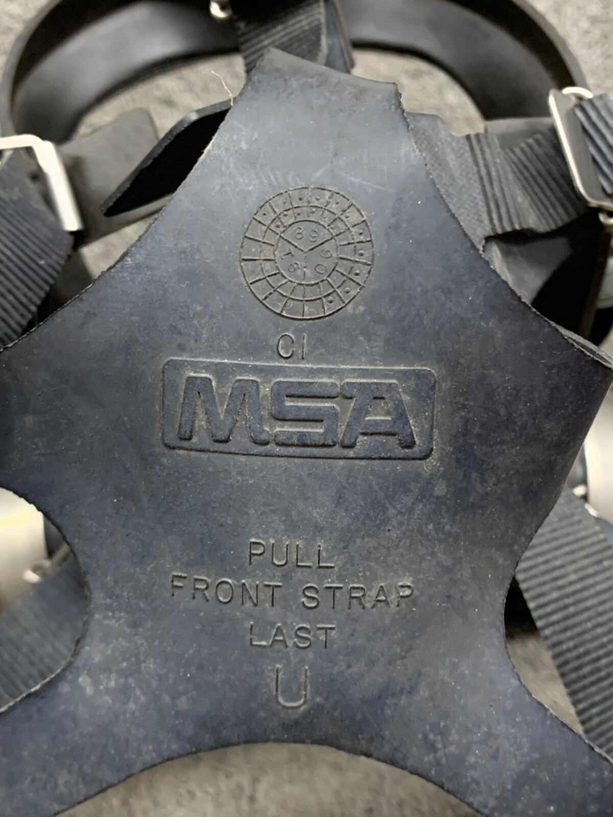 MSA Gas Mask Respirator Size S M4C3 TWIN FILTER WITH 2 FILTERS | eBay