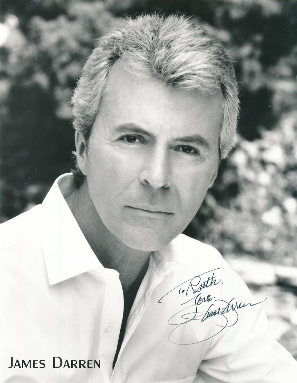 James Darren- Signed B&W Photograph | eBay