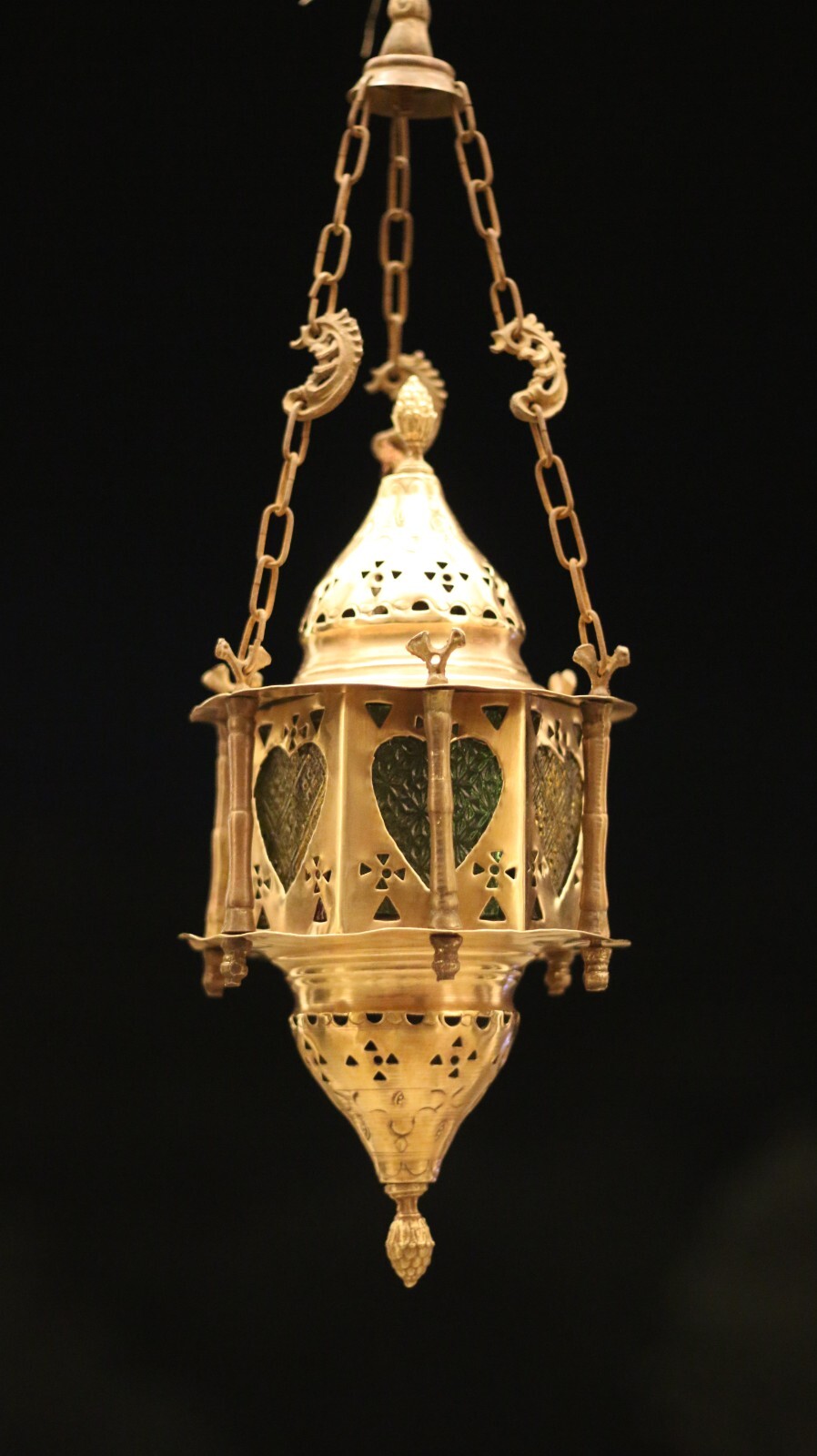 Antique Rare ottoman Brass Lantern Islamic Mosque Hanging Ramadan | eBay