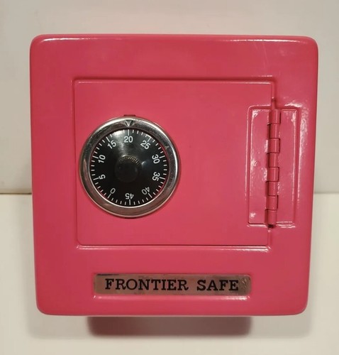 Frontier Safe metal bank with combination lock, pink | eBay