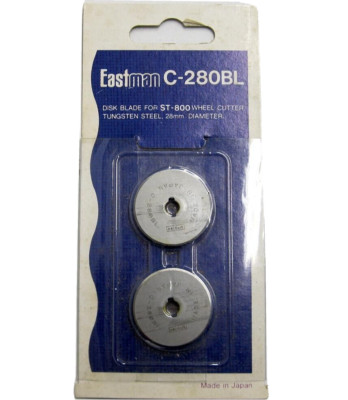 EASTMAN C-280BL 2 x Round Knife Circular Blade 28mm for ST-800 Cutting ...