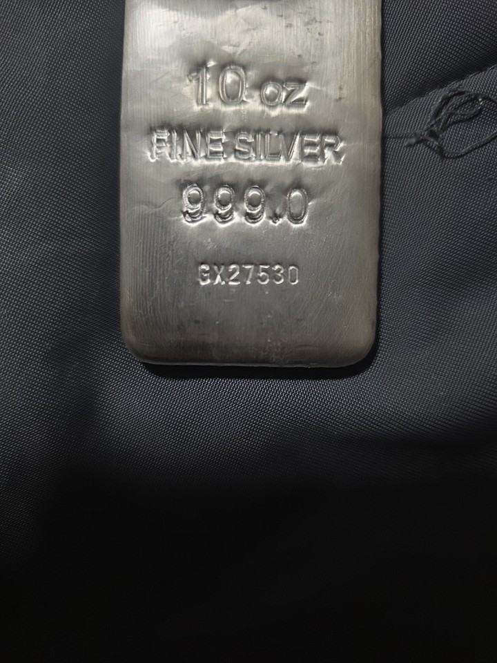 10 Oz Silver Bar - Italprezoisi - .999 fine silver /w Serial Number | eBay