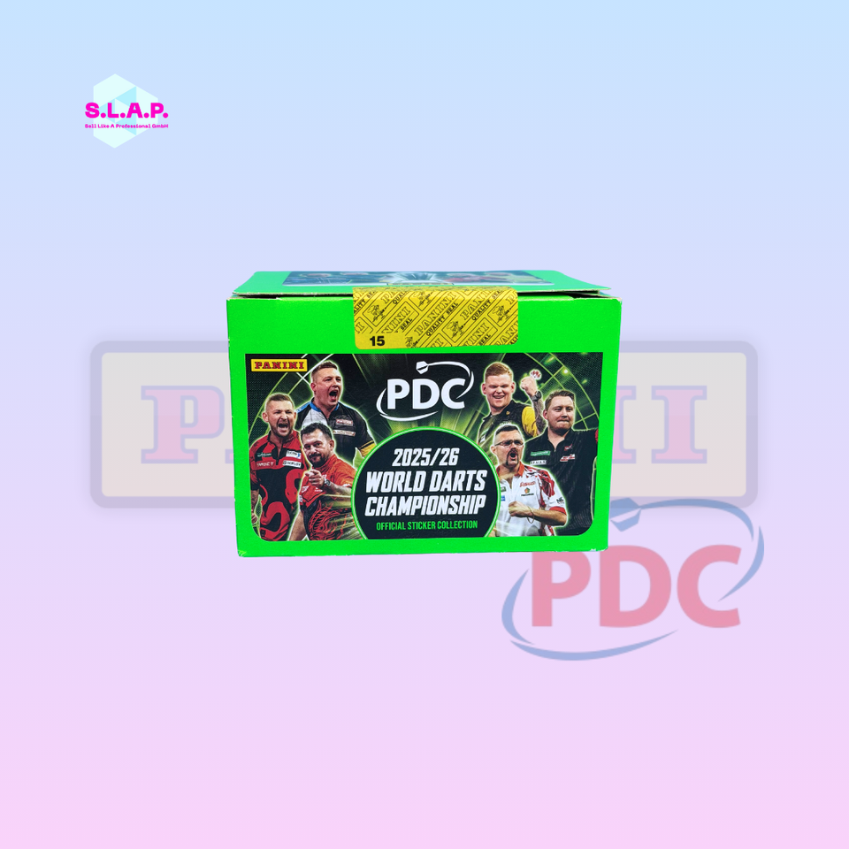PANINI PDC World Darts Championship 2025/26 Sticker Box OVP Sealed 65 ...