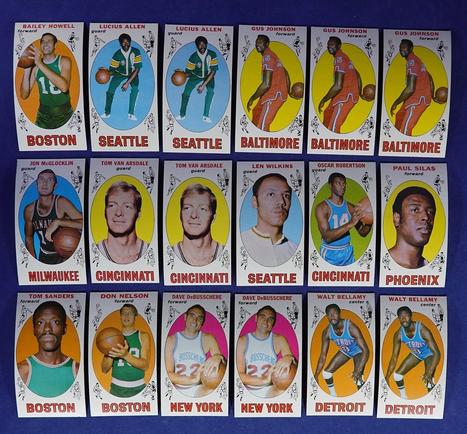 1969 TOPPS BASKETBALL LOT OF 89 NM W/STARS *369603 | eBay