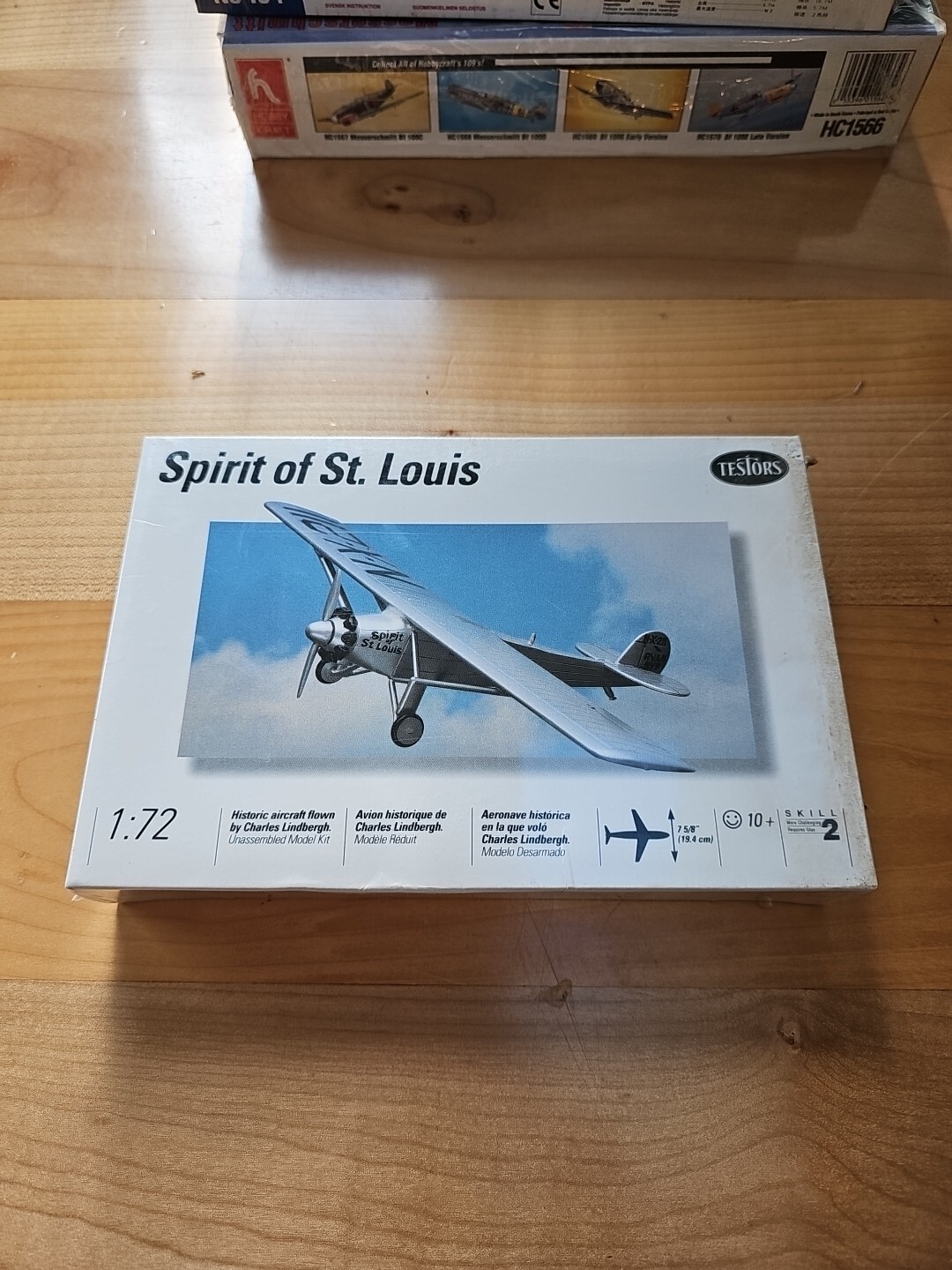 Spirit of St. Louis Testors Airplane Kit #664 Factory Sealed 1994 Scale ...