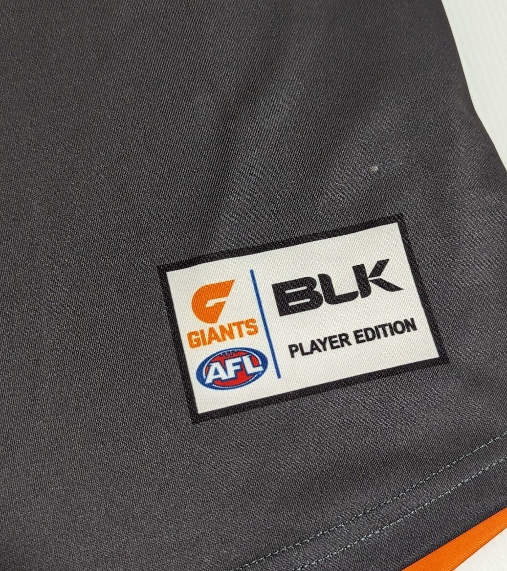 GWS Giants Greater Western Sydney Mens BLK AFL Player Guernsey Size ...