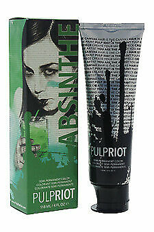 Pulp Riot Semi Permanent Unisex Hair Color, Absinthe Green - 4oz for ...