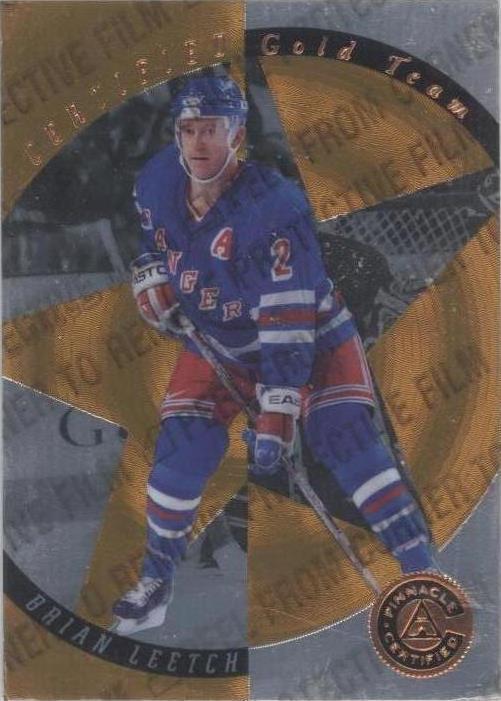 1997-98 Pinnacle Certified - Certified Team Brian Leetch #6 Gold for ...