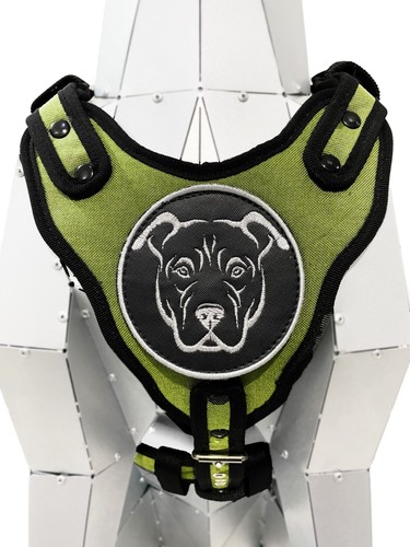 American Bully Dog Harness Handmade Heavy Duty Comfortable Soft Padded ...