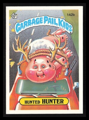 HUNTED HUNTER 1986 Topps Garbage Pail Kids Sticker #142B | eBay
