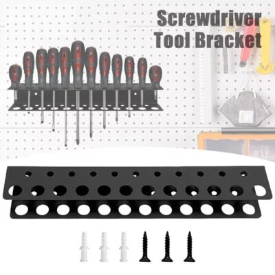 Iron Screwdriver Storage Rack 23-hole Hand Tool Organizers Tool Storage ...