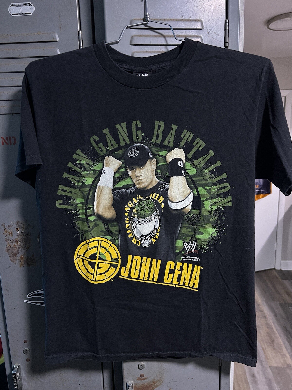 John Cena WWE Chain Gang Battalion 2007 Size Medium - Gem