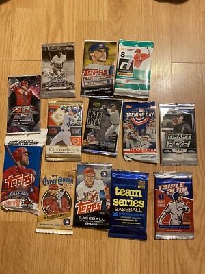 LOT OF UNOPENED BASEBALL Packs Sealed Baseball pack Lot Vintage Packs ...