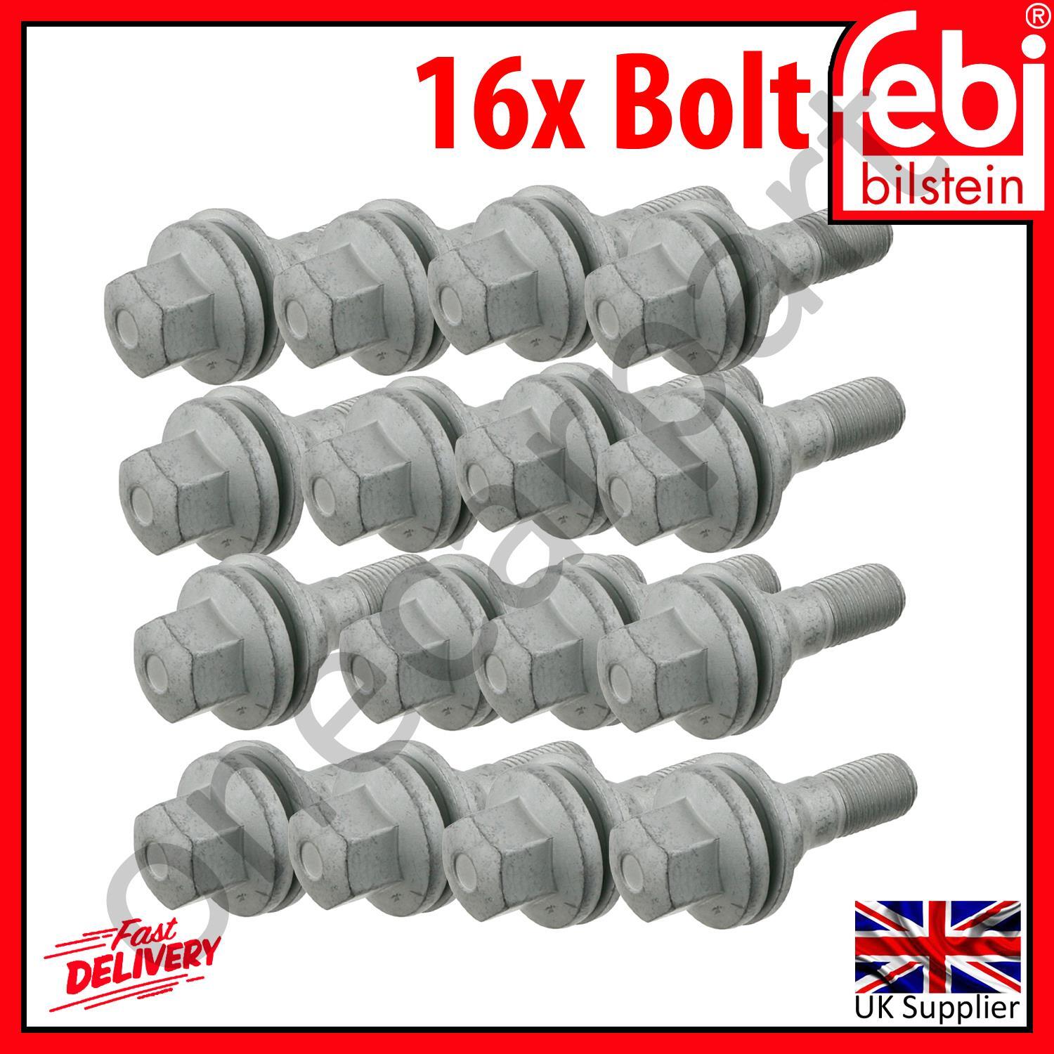 16X Genunie Febi 46673 29208 Wheel Bolts for alloy wheels for Peugeot ...