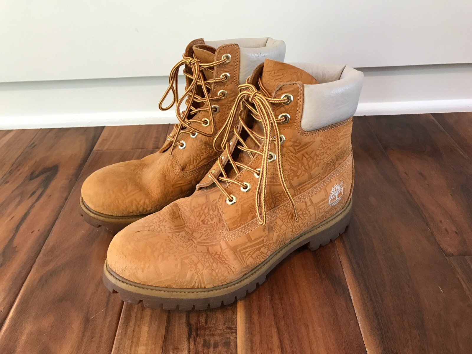 RARE Timberland Limited Edition Tan Leather Boots 310… - Gem