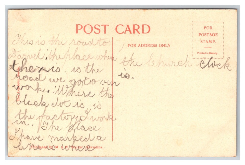 Darvel Road Street View Newmilns Scotland UNP Sepia DB Postcard Q27 | eBay