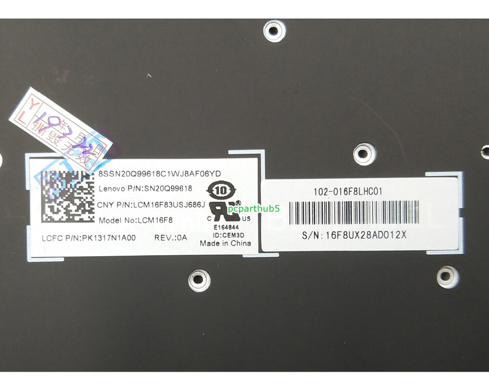 Original New Lenovo Legion Y540-15IRH PG0 Y540-17IRH Keyboard US With ...