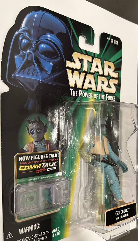 Star Wars POTF2 SCARCE Commtech Greedo Yellow Knee pins rare better ...