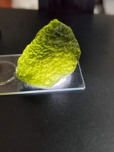RARE Moldavite 13.3 Grams with 🌈 RAINBOW INCLUSIONS Chlum,Czech ...