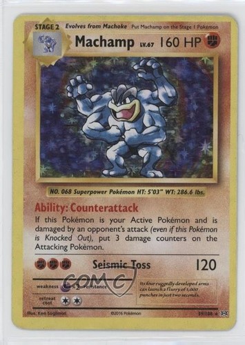 Machamp Holo Pokémon XY Evolutions 20th Anniversary #59 02lc | eBay