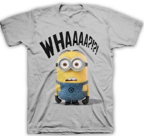 Official Despicable Me Minion Whaaaa?!?! T-shirt -Comedy Movie Vector ...